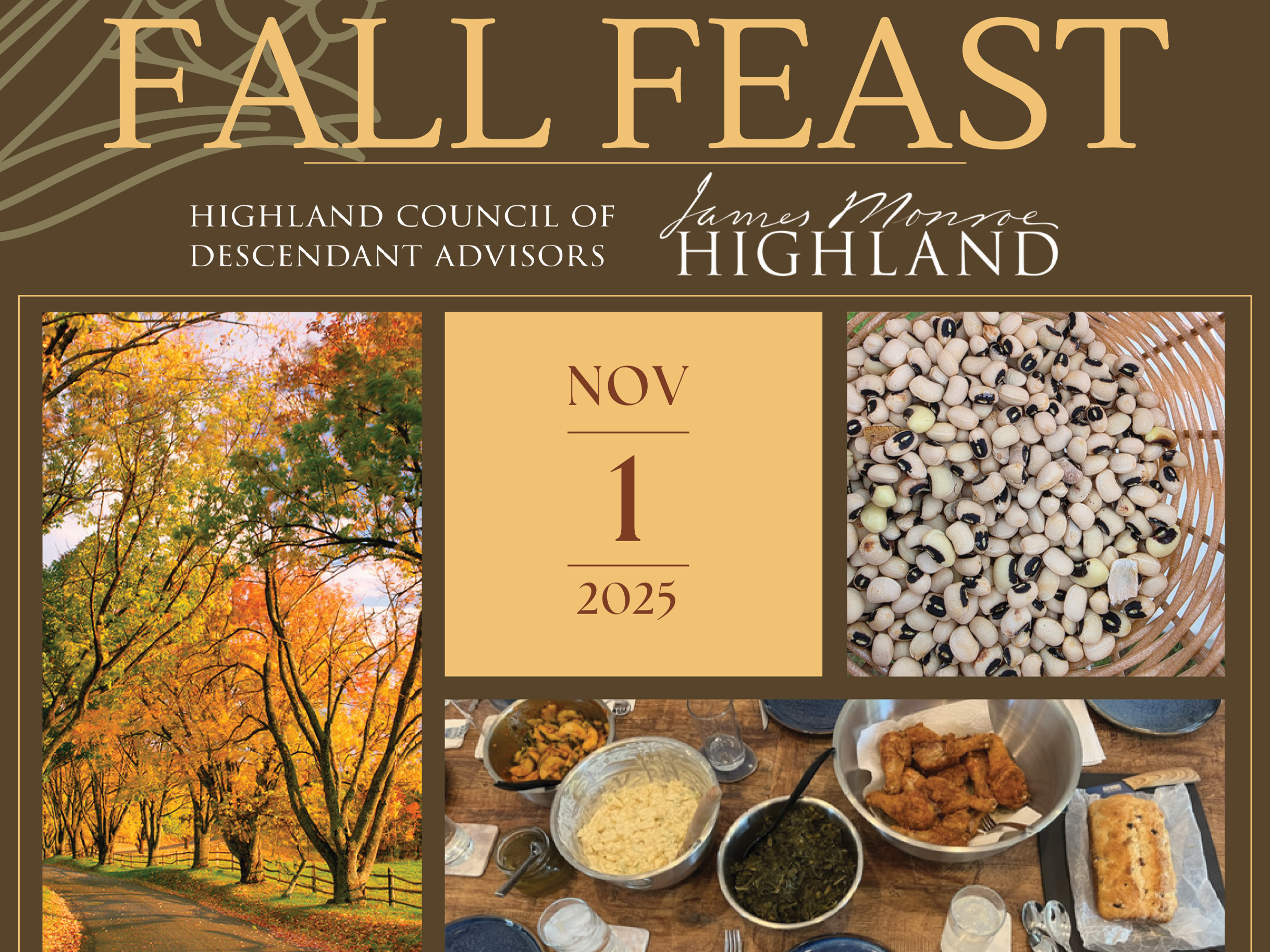 November 1, 2025: Fall Feast - Highland